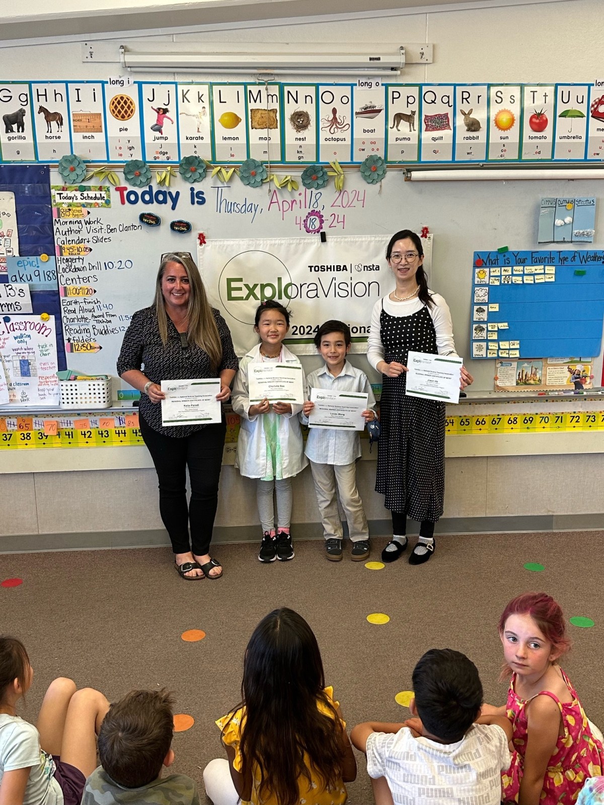 Roy Cloud students named national winners in science competition - Redwood City Pulse