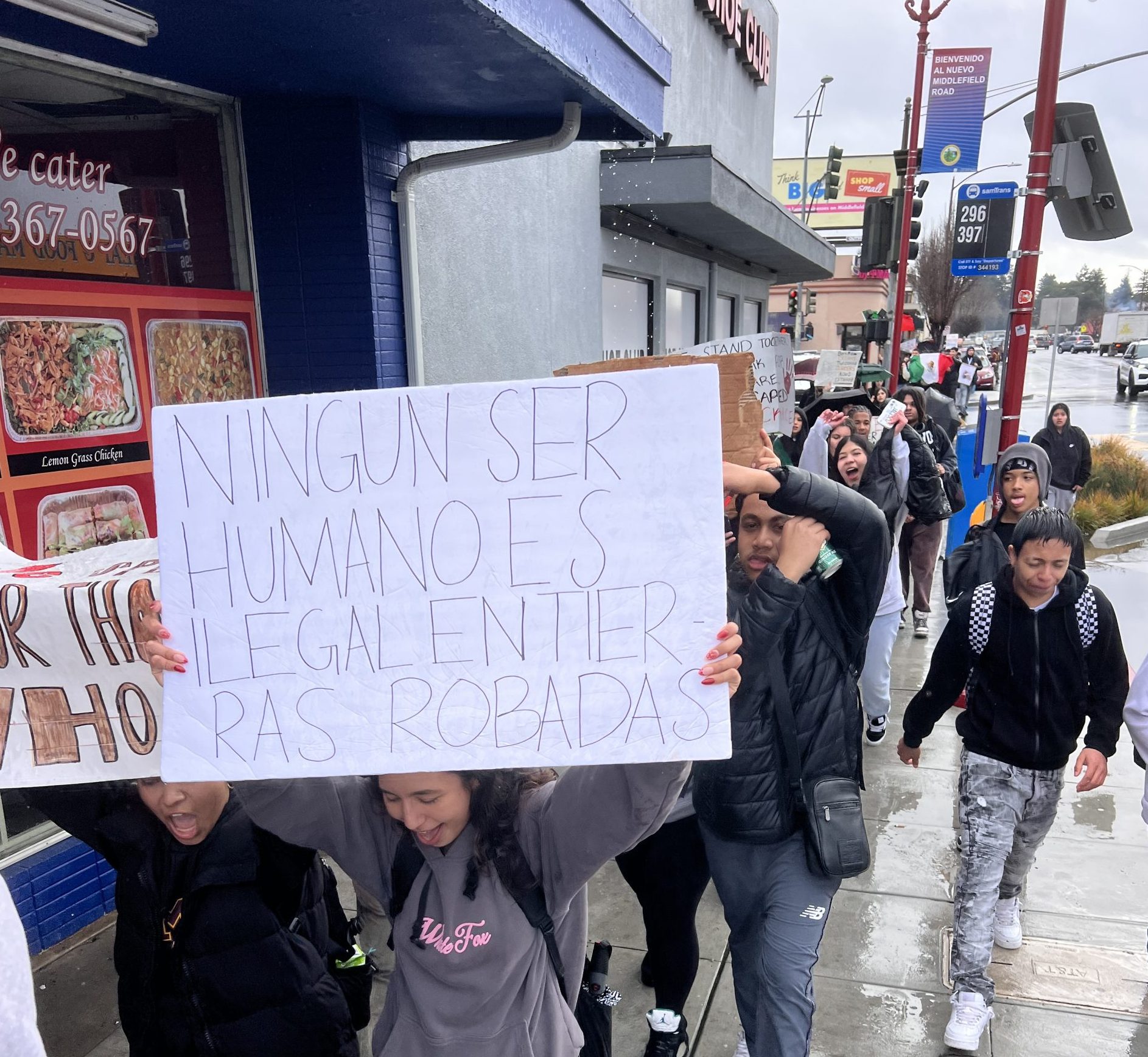 News Alert: Students march to Courthouse Square after walkout to ...